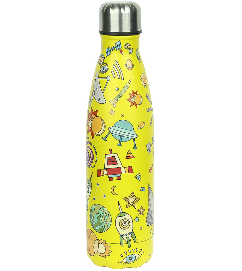 Yellow Stainless Steel Water Bottle 500ML [PD][1Pc] – Kaliber