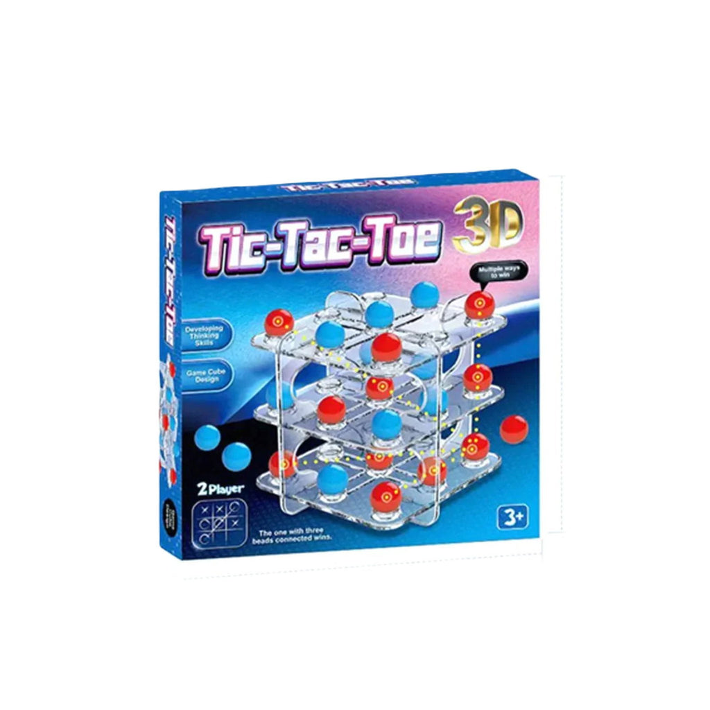 Children's Desktop Puzzle 3d Tic-tac-toe Math Marbles Logic Game – Kaliber