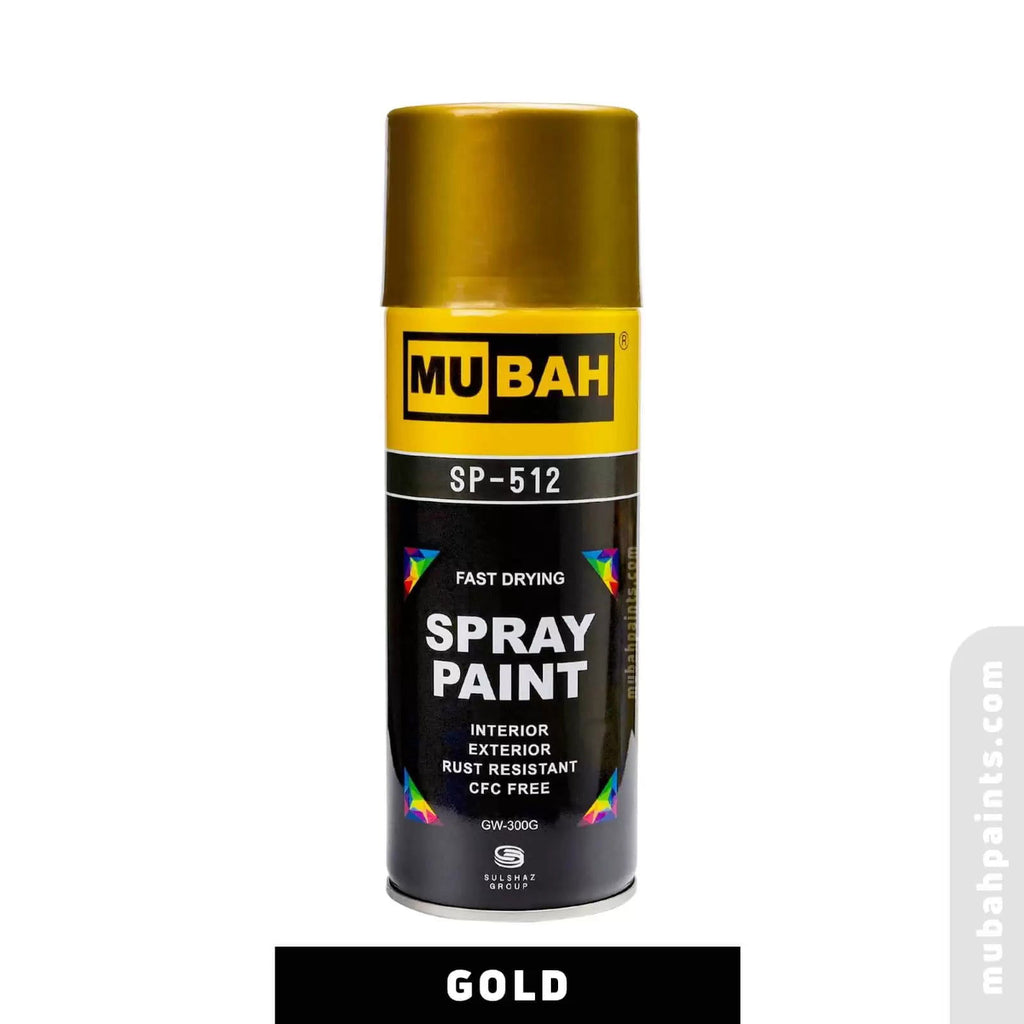 MUBAH Spray Paint - Gold [IP][1Pc] – Kaliber